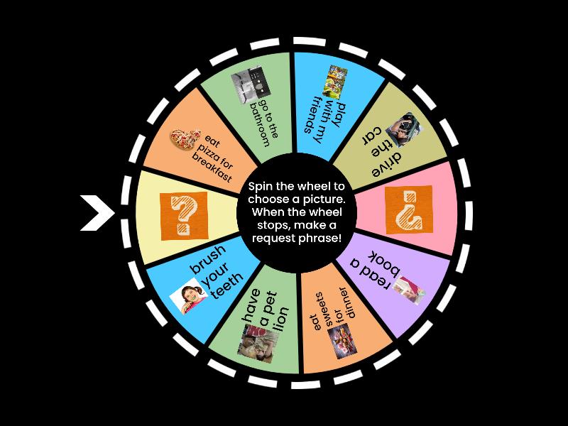 Module 1: Lesson 6- Making Requests - Spin the wheel