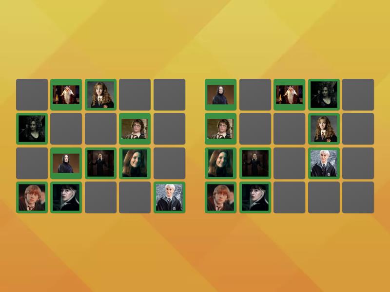 HARRY POTTER - Matching pairs