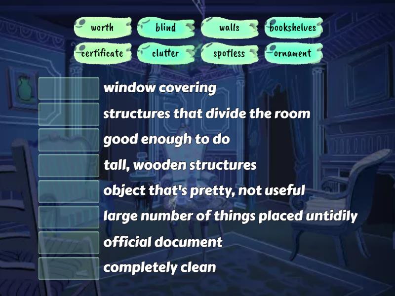 Unit 5C. Match the words with the definitions - Match up