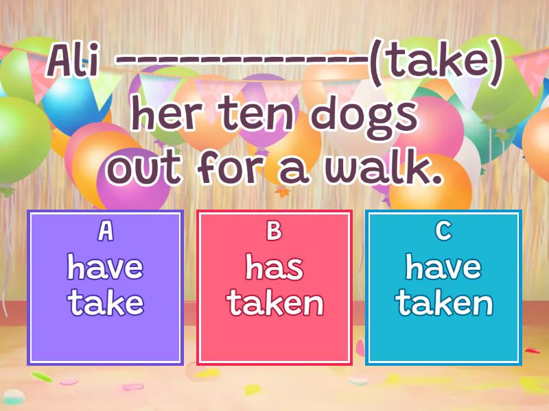Present Perfect - Quiz