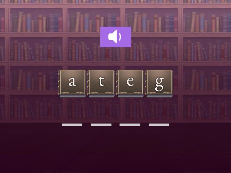 Long a - Anagram