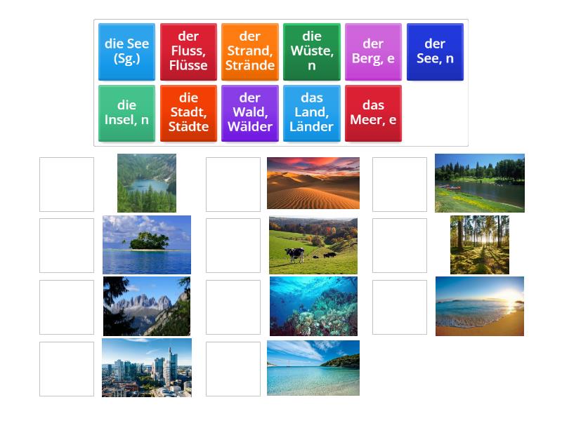 Urlaub und Reisen A1.1 (UE8) - Match up