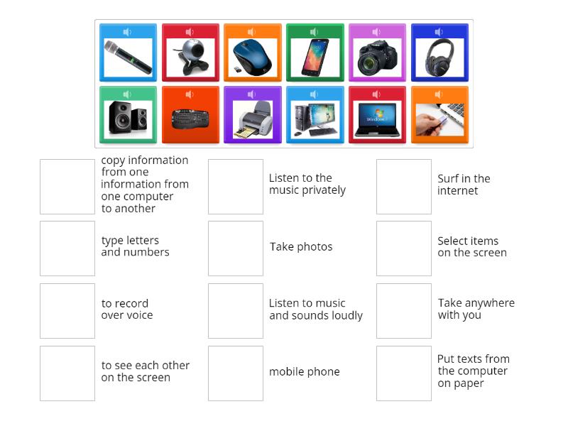 Technology collocations - Match up