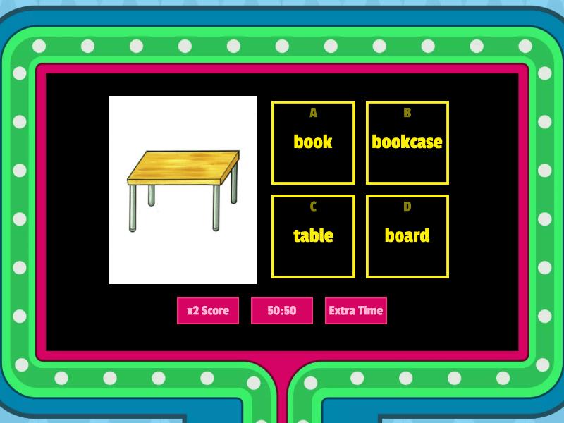 KB2 Unit 2 Back to school - Gameshow quiz