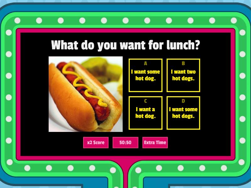 WW4-U3-sentence patterns - Gameshow quiz