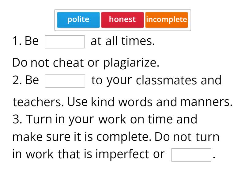 AS5 U7 p.84 im- dis- School rules gap fill - Missing word