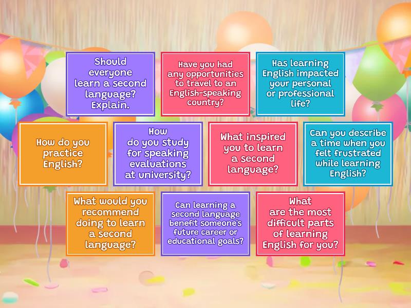 PRACTICE ORAL INTERVIEW Flip Tiles