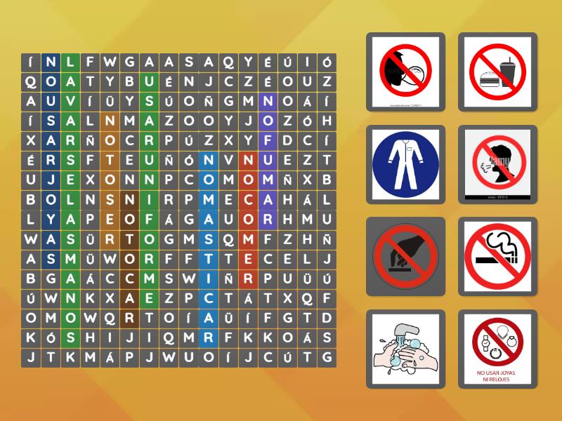 Cosméticos (actividades) - Sopa de letras