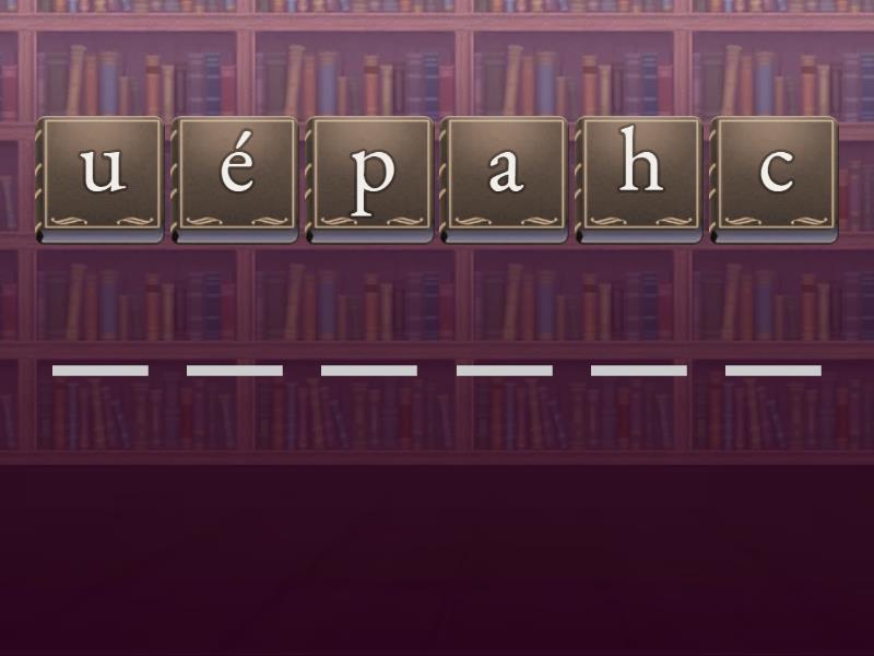 CE1: -ch ; -lh ; - nh - Anagram