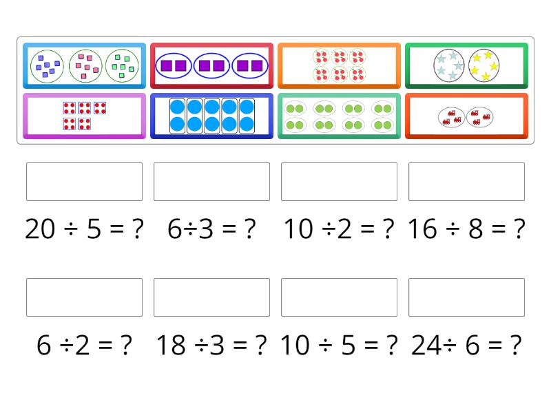 Division - Equal Groups - Match up