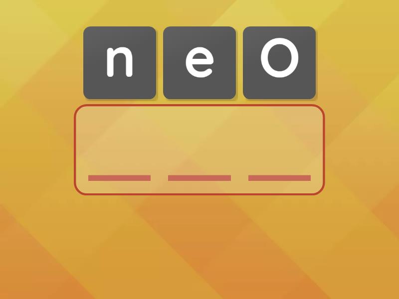 English test - Anagram