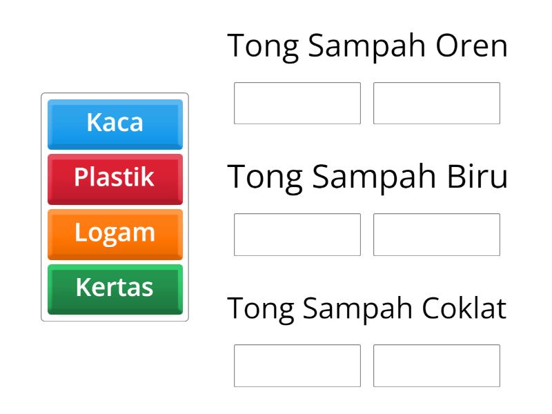 TONG SAMPAH KITAR SEMULA - Group sort