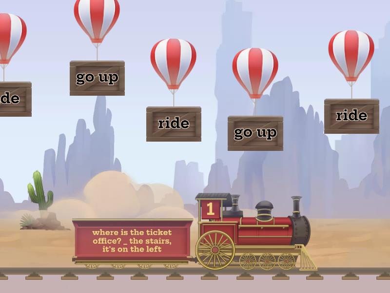 words - Balloon pop