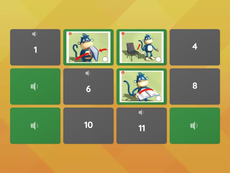 SM0 U1 Classroom Instructions - Matching pairs