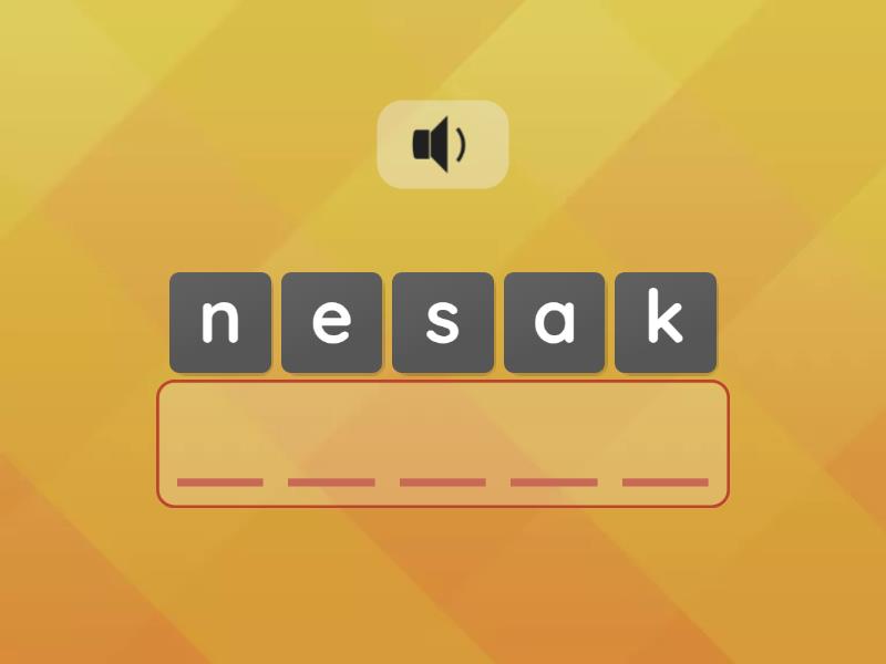 Lesson 54 Long a - Anagram