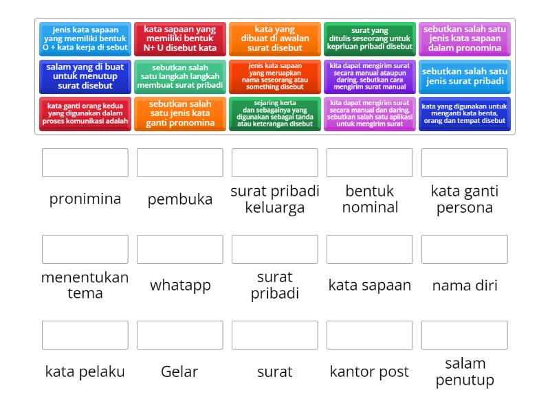 Luciana josephine lim 7c bahasa indonesia - Match up
