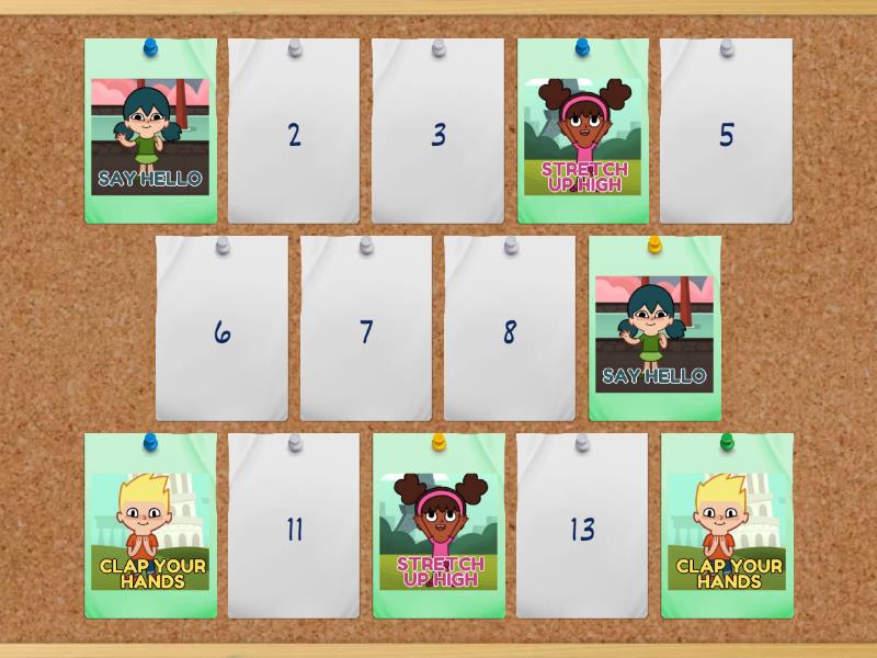 Hello clap your hands - Super Simple - Matching pairs