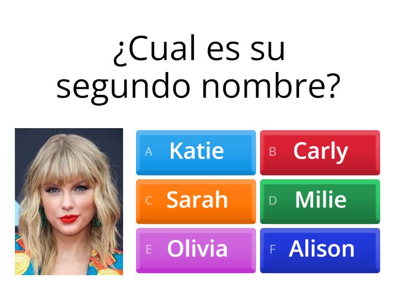TEST DE TAYLOR SWIFT.QUE TAN SWIFTIE ERES? - Quiz