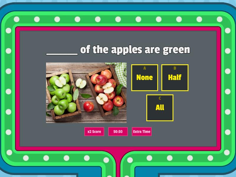 Quantifiers - beginners - Gameshow quiz