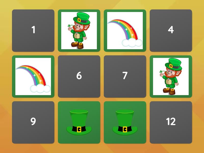 Saint Patrick`s Day - Matching pairs