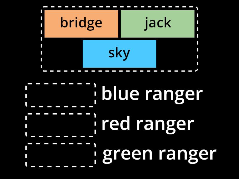 power rangers - Match up