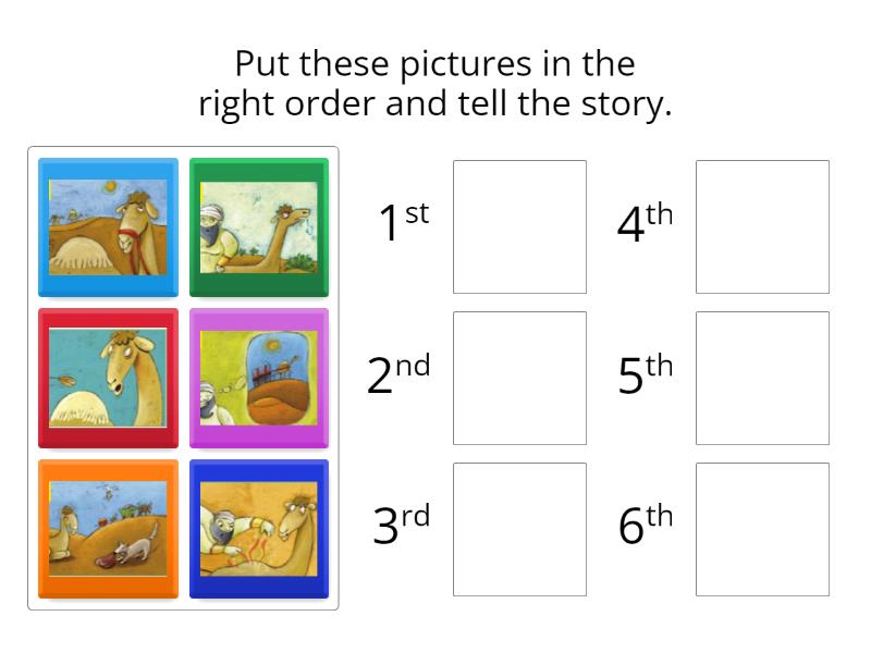 Puzzle Time! (How the Camel got his Hump) - Rank order