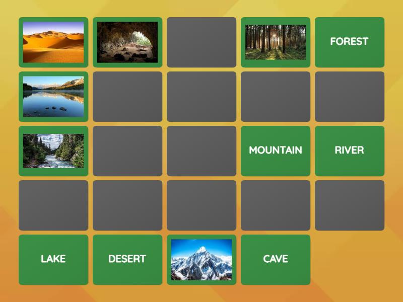Wonders of Nature - Matching pairs