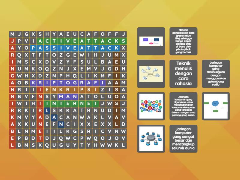 Bintang Nur Arifiah X MB 6 - Wordsearch