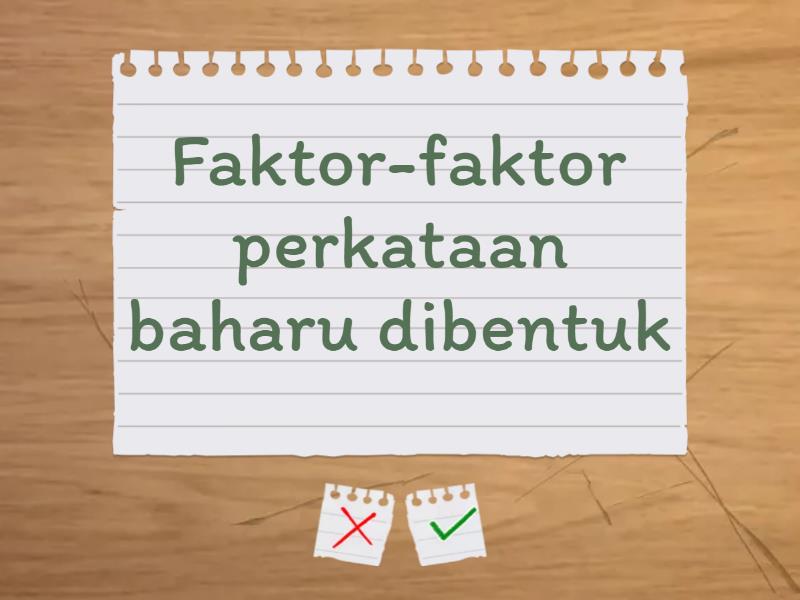 Pembentukan Perkataan Baru - Flash cards