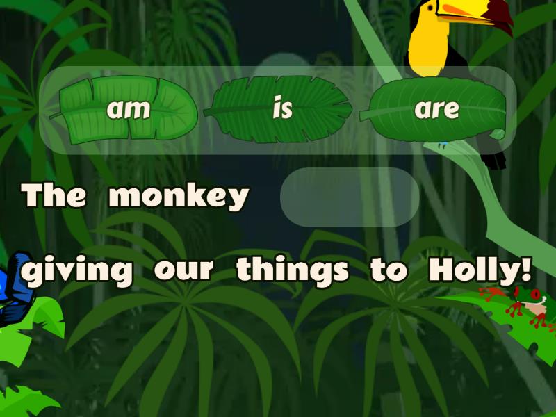 Unit 5 - Grammar - Pr Cont (+ - ?) - Complete the sentence