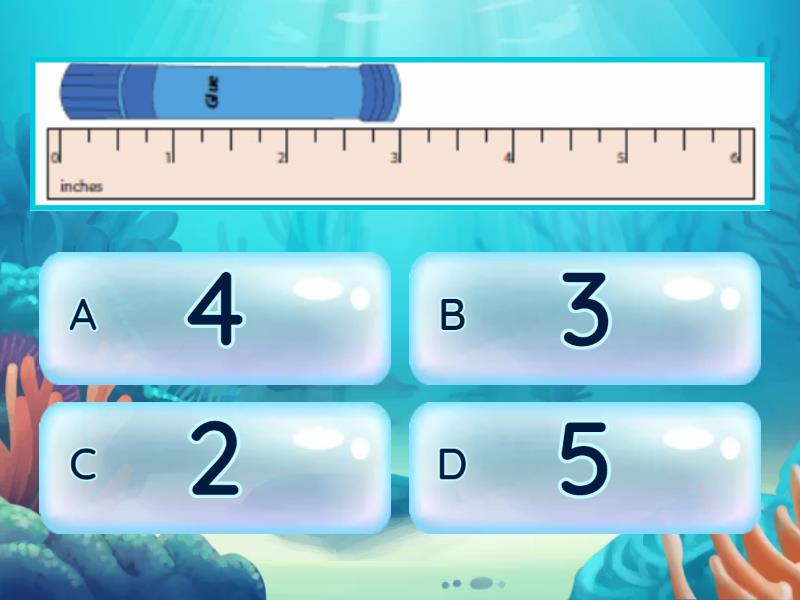 Measuring length Using Inches - Quiz