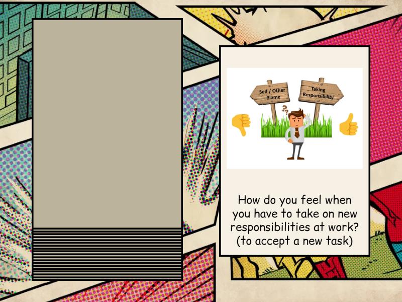 Giving your opinion about work - Speaking cards