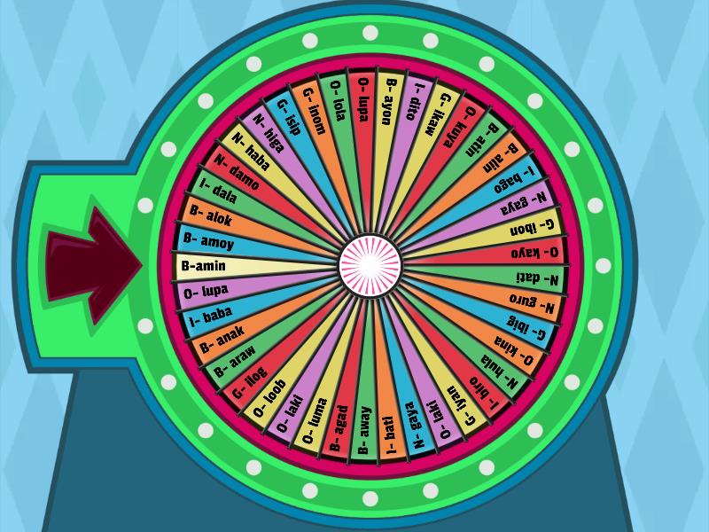 BINGO - Random wheel