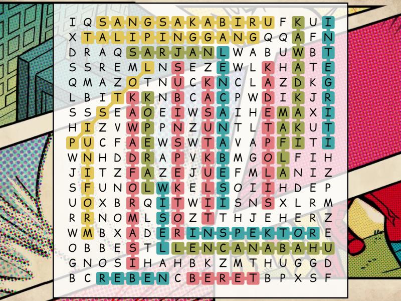 KUIZ KADET POLIS - Wordsearch