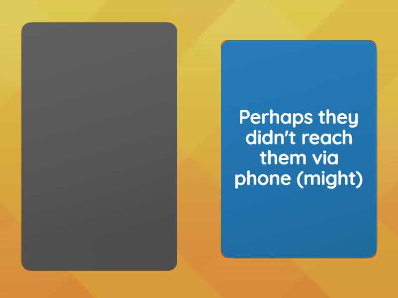 4E Focus 4 Past modals - Speaking cards