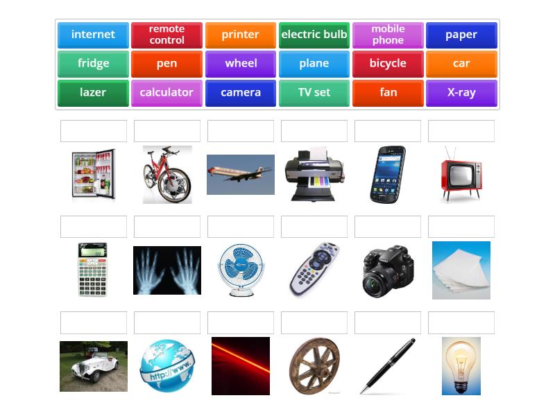 Inventions - Match up