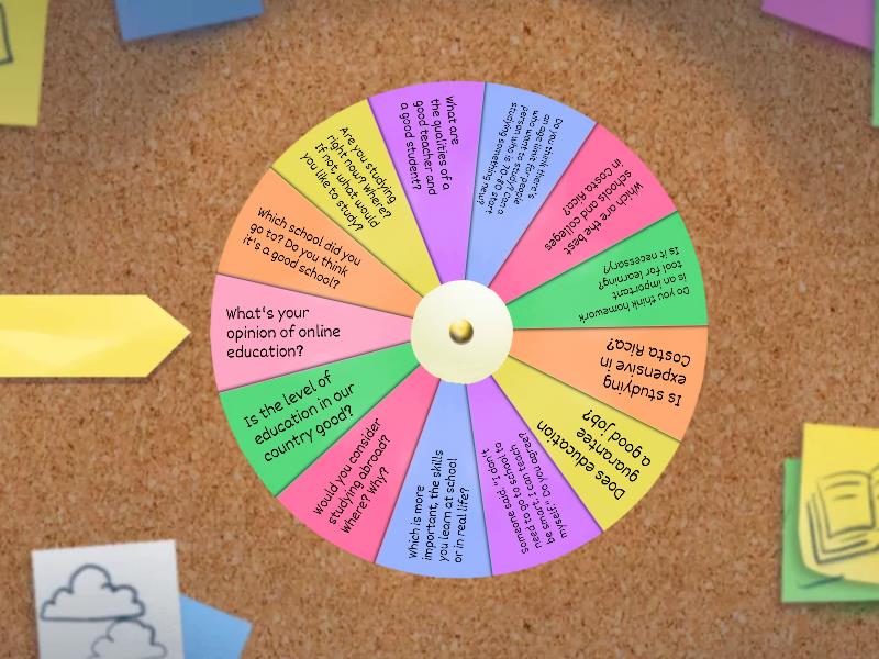 EDUCATION - Spin the wheel
