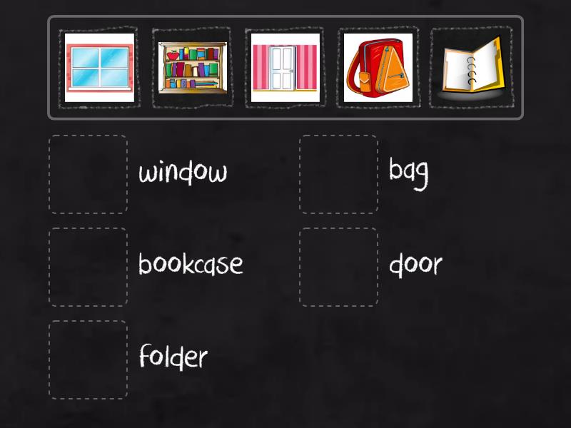 Family and Friends 1 (Unit 1) School things - Match up