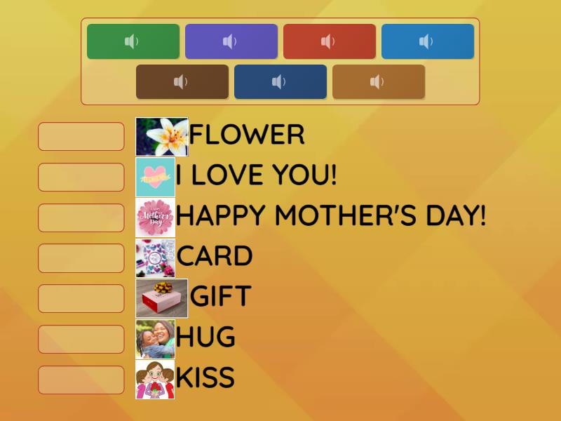 Mother's Day - Match up