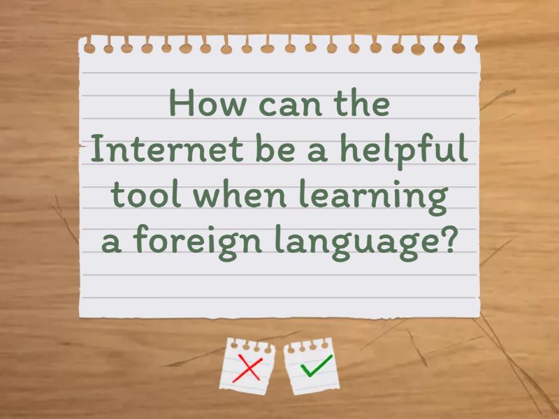 Placement Speaking Test (B1) - Flash cards