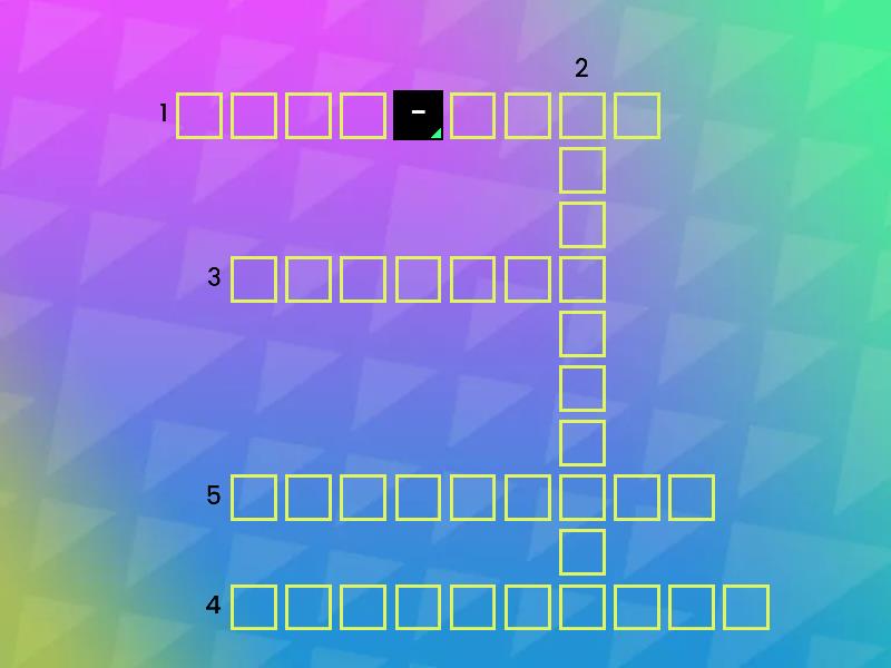 Lesson 2 Vocabulary : Films - Crossword