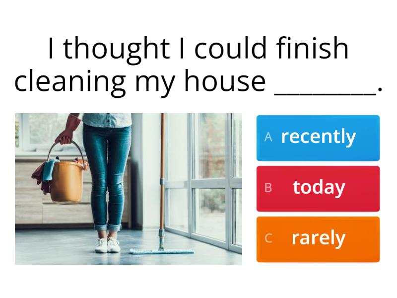 Adverbs of Time - แบบทดสอบ