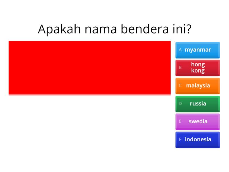 TEKA BENDERA NEGARA ASIA TENGGARA - Kuiz