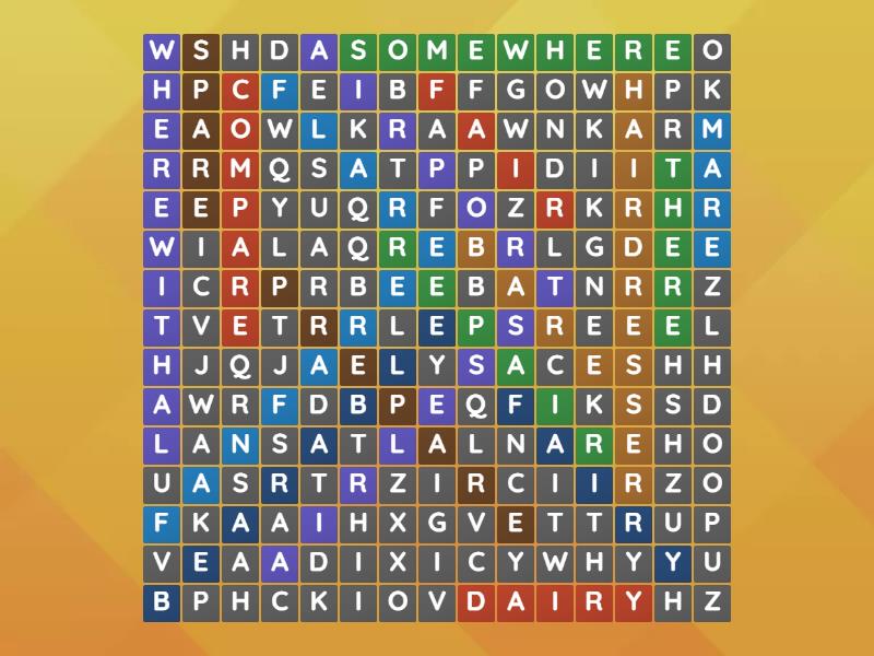 are, air, ear and ere spelling - Wordsearch