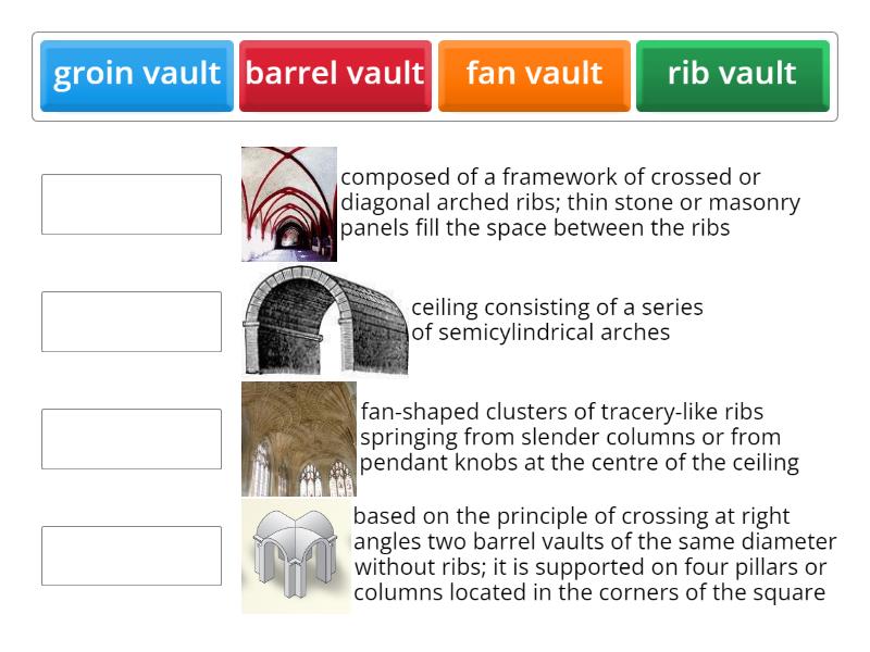 Vaults quiz - Match up