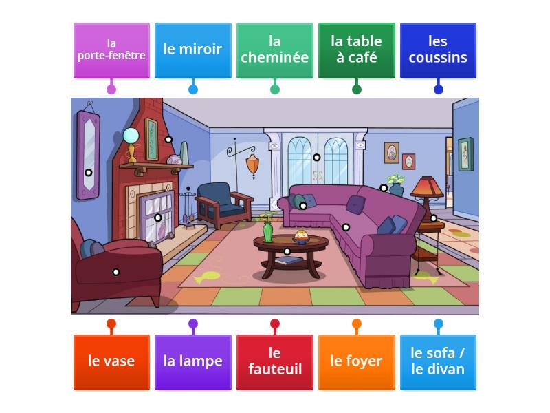 Le salon - Imagem com legenda