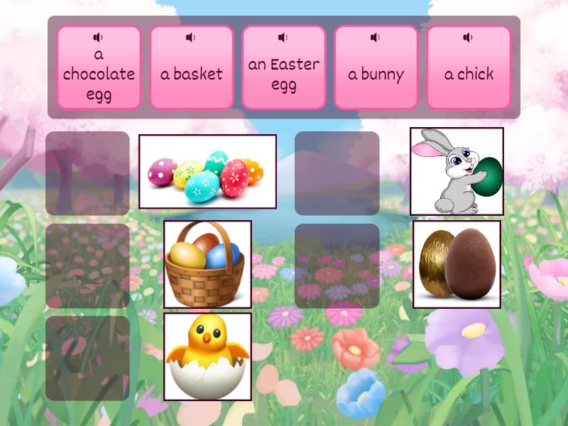 Easter vocab - Match up