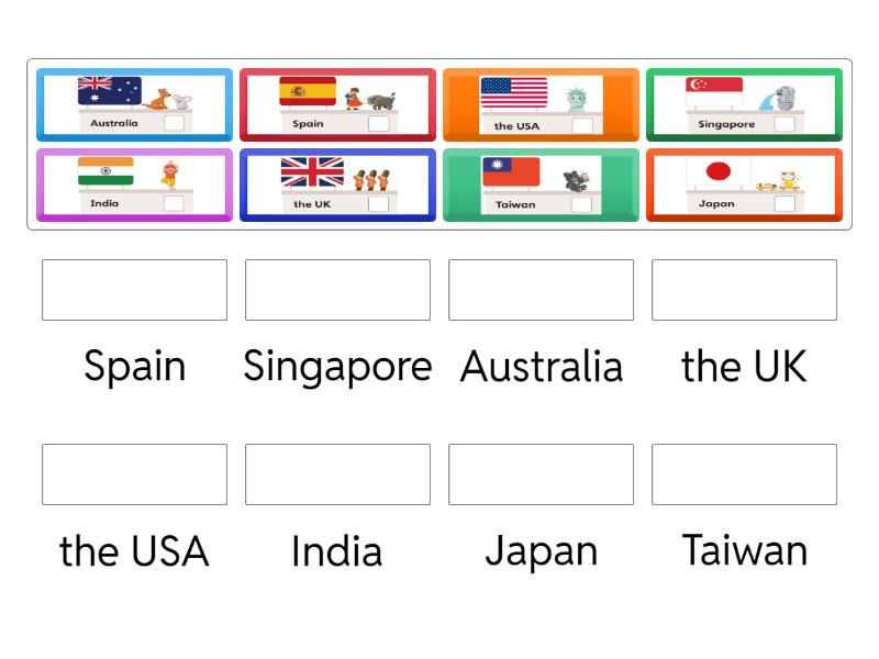 Countries - Match up