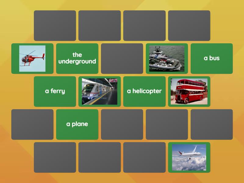 A1 > Transport - Matching pairs