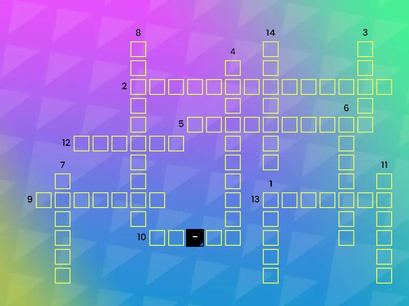 Cruciverba dei giochi! - Crossword
